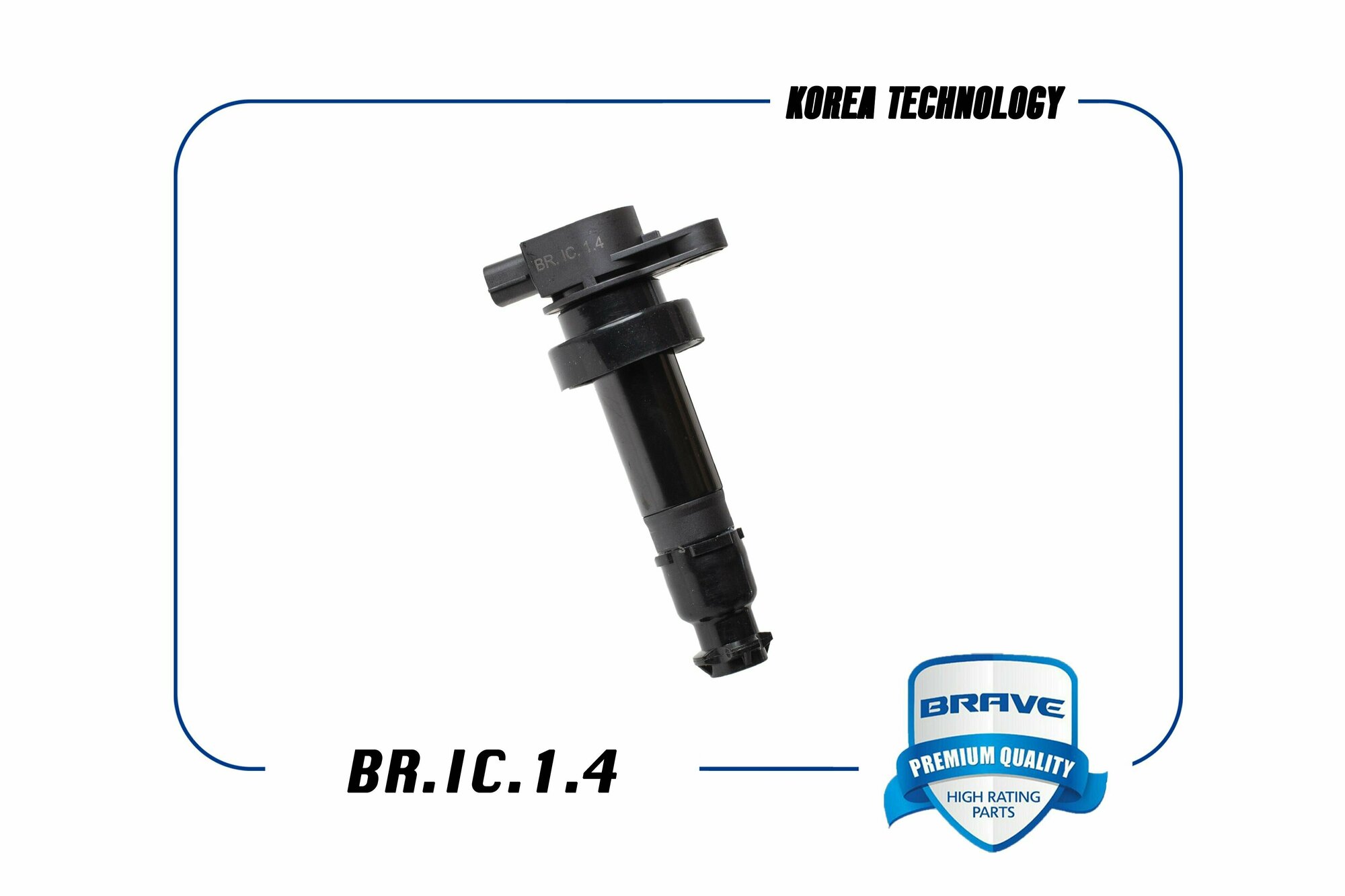 Катушка зажигания 27301-2B010 BR. IC.1.4 KIA Rio11-, Ceed, Cerato, HYUNDAI Solaris 10-, i20, i30, Brave BRIC14