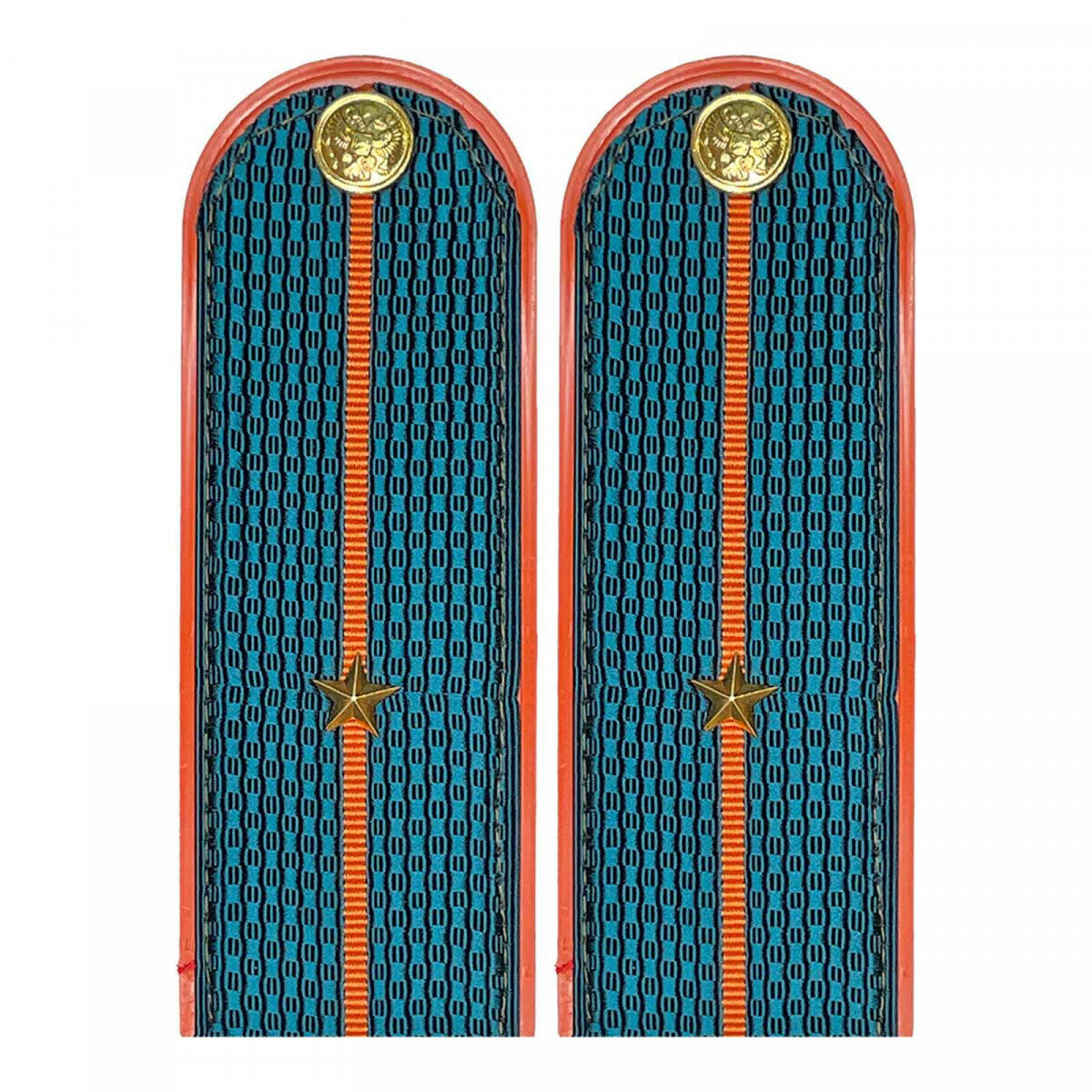 Погоны МЧС цв. Морской волны МЛ. Лейтенант без петлицы, Материал Пластиковые