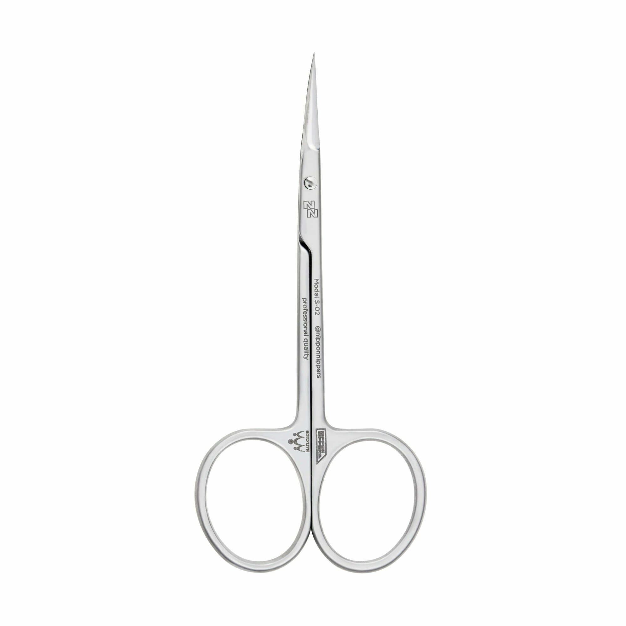 Ножницы для кутикулы Nippon Nippers Nn_s-02, длина режущей кромки 17 мм, матовые