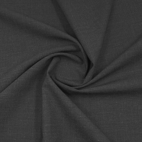 Костюмная ткань "Ткани-100", 230 г/м², плотность, матовая, чёрная