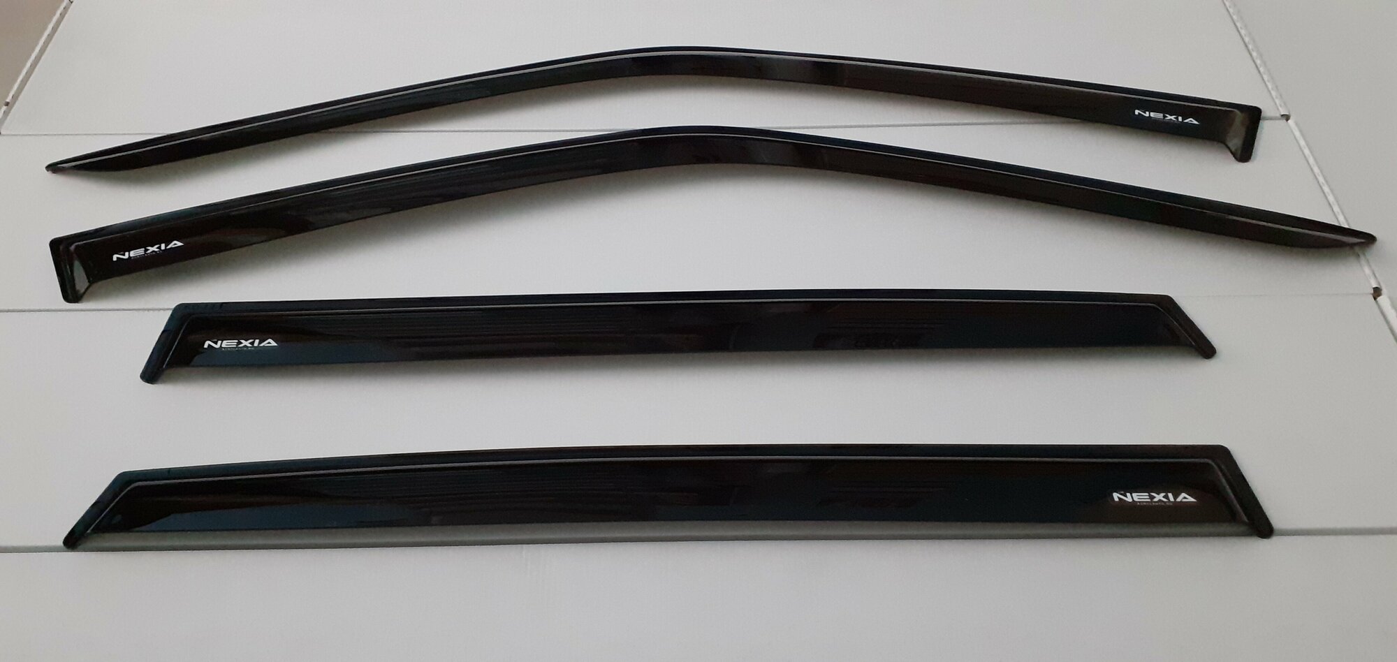 Дефлекторы окон Daewoo Nexia с 1995 по 2016, к-т 4 шт, скотч 3M