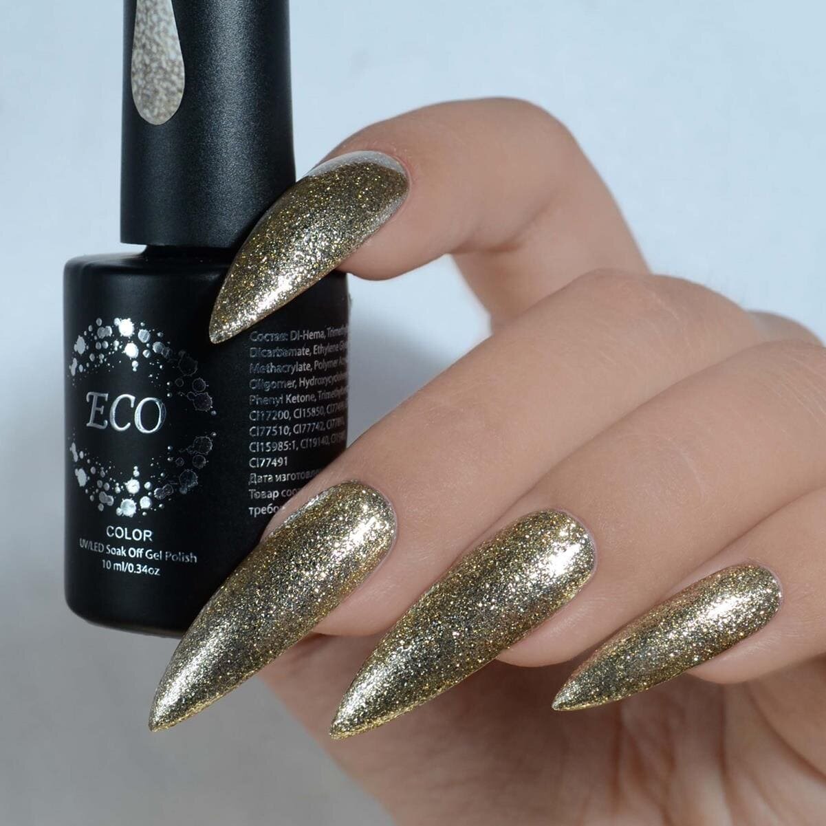 Гель-лак для ногтей ТМ ECO "Фольга" №118 (№18), 10 мл