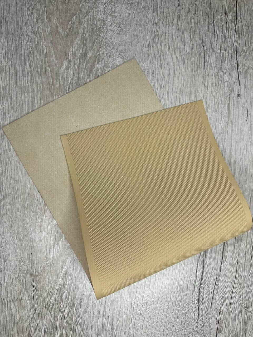 Кант - подошва для кукольной обуви разм.500х200х1,0мм цв. светло-бежевый