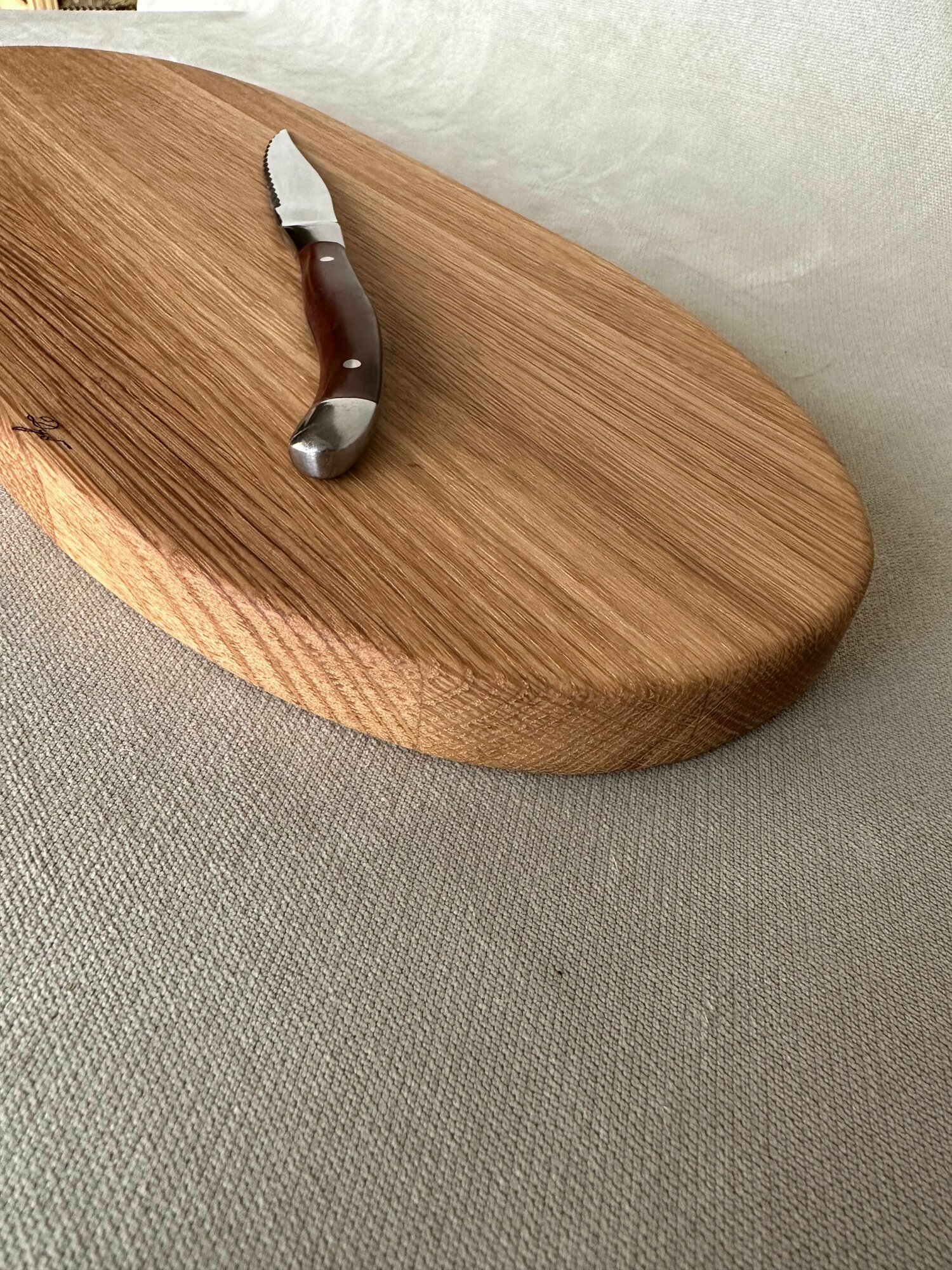 Разделочная доска Эллипс, 45*17,8*2 (см) ДУБ