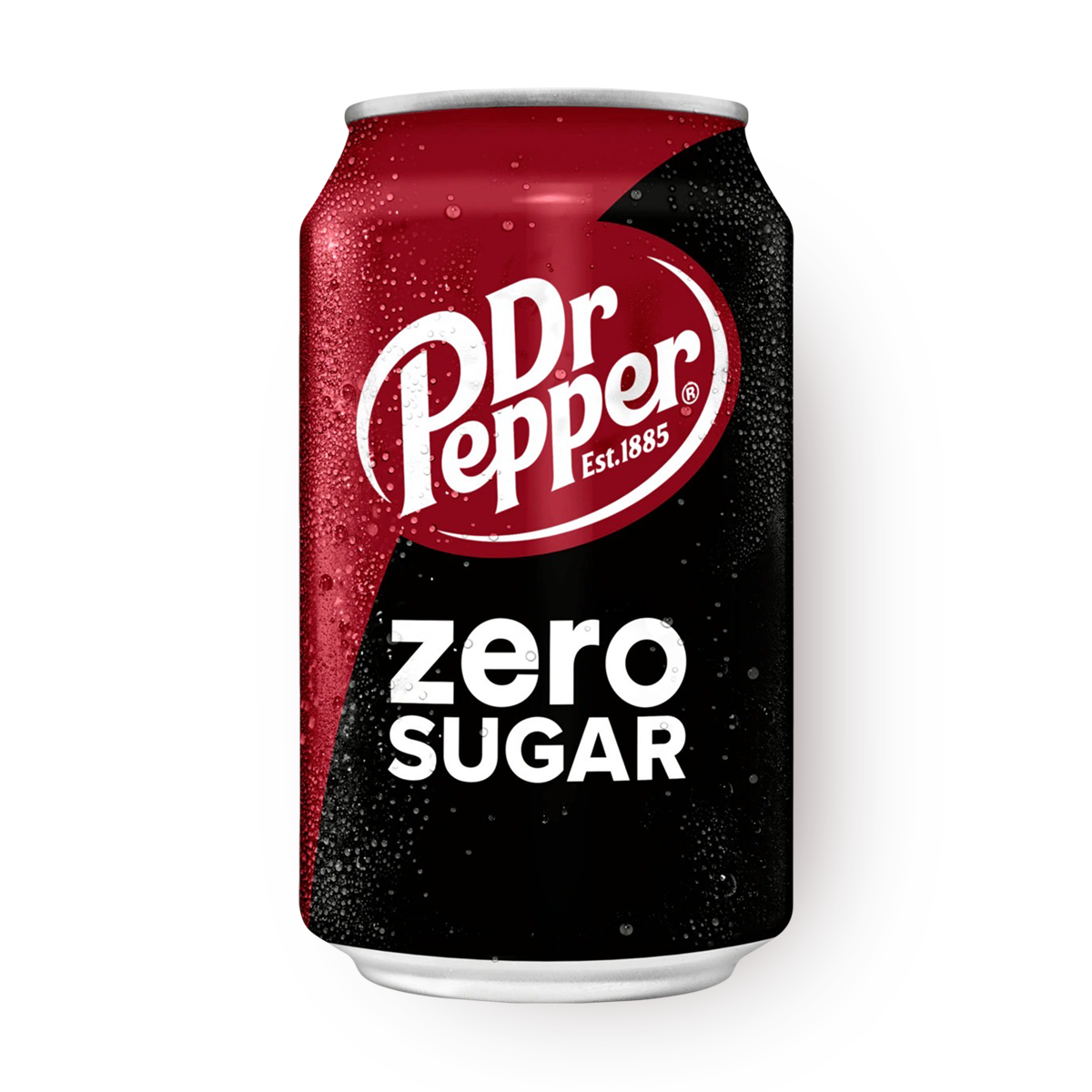 Напиток Dr. Pepper Zero, газированный, в металлической банке, 0,33 л — фото 1