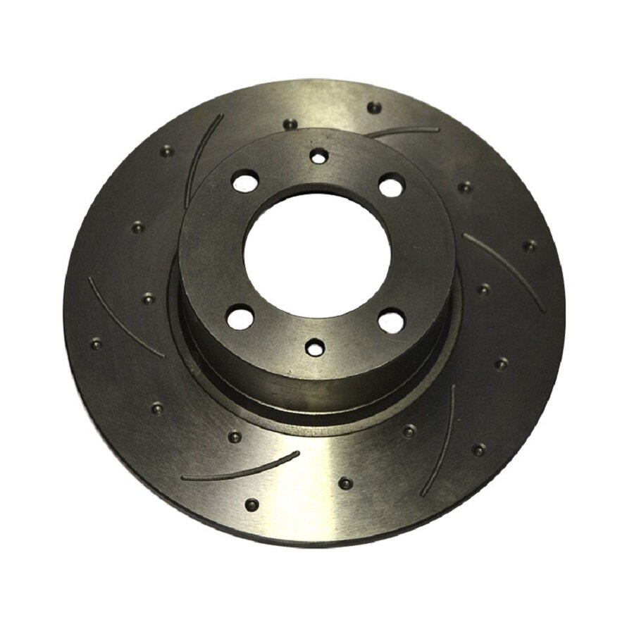 Диски тормозные АТС ВАЗ 2101-2107 Спорт с перфорацией и насечками