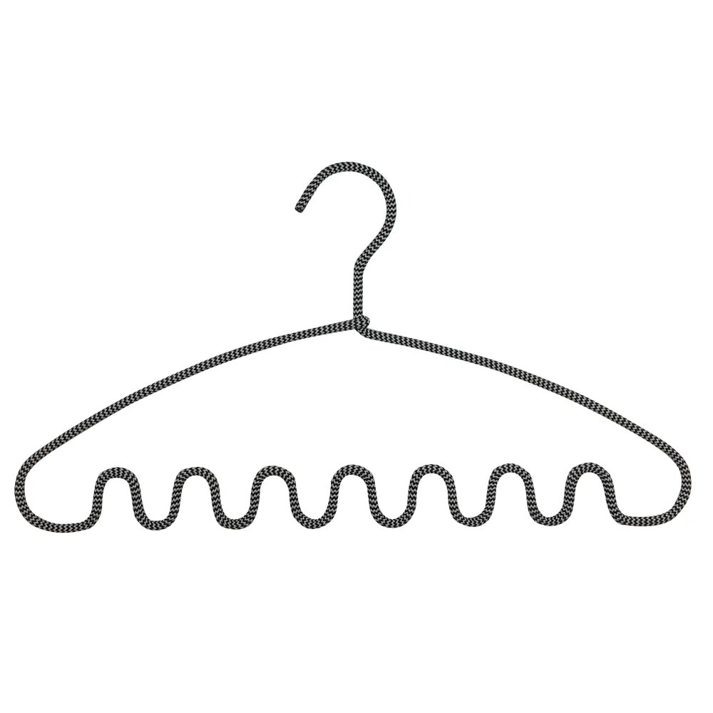 Вешалка для аксессуаров Spaceo 41x21.5x0.5 см металл цвет чёрный