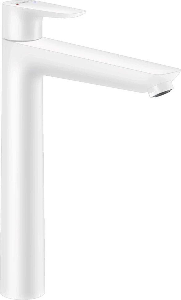 Смеситель для раковины Hansgrohe Talis E 71717700 без донного клапана, белый матовый