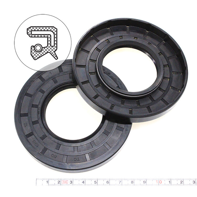 Манжета армированная (Сальник) 50х100х12 (тип 2 / TC) 70NBR