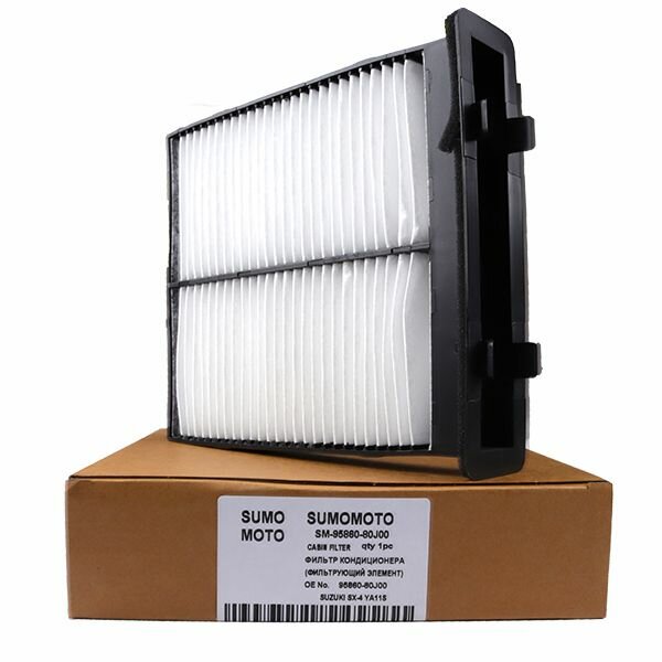 Фильтр салона AC-982 SM-95860-80J00 SUMOMOTO SUZUKI; SX4 седан (GY); SX4 хэтчбек (GYA, GYB, EYA, EYB); OEM - 9586080J00;