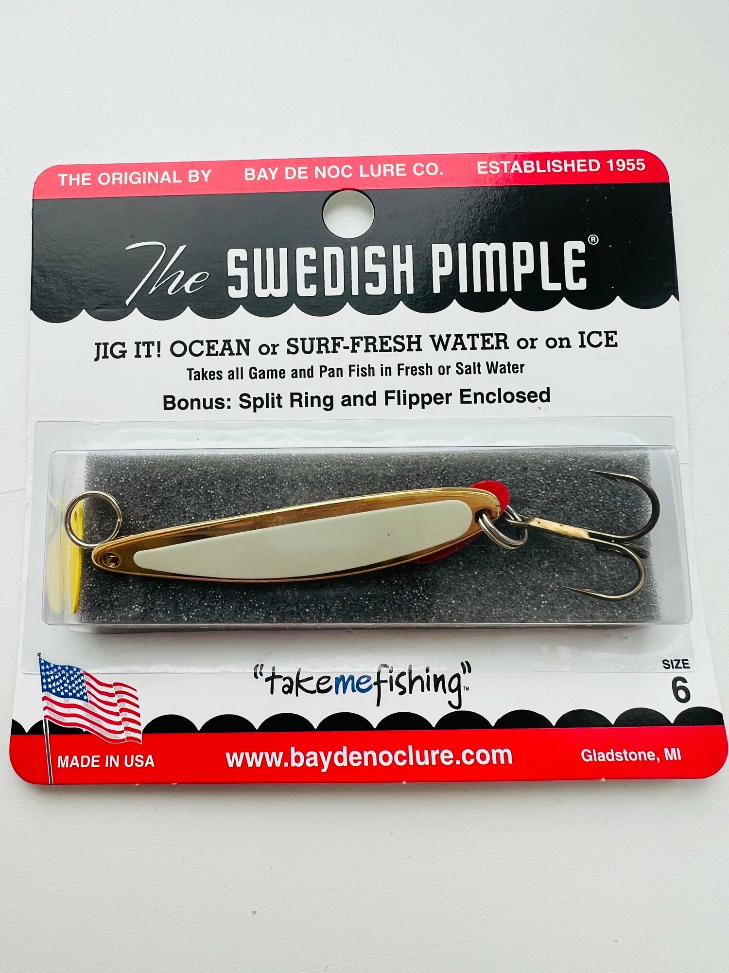 Блесна зимняя The Swedish Pimple 6