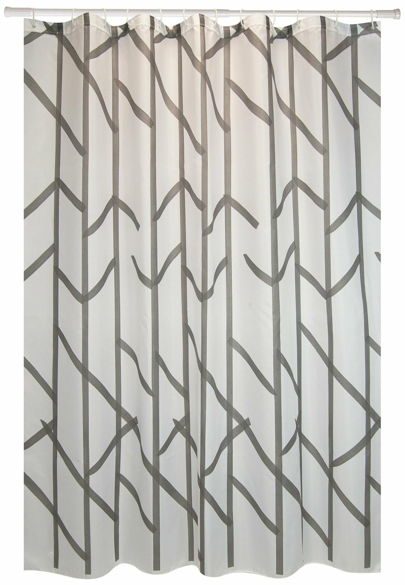 Штора для ванны MSV "Tree", 180x200 см, бежевая, с люверсами