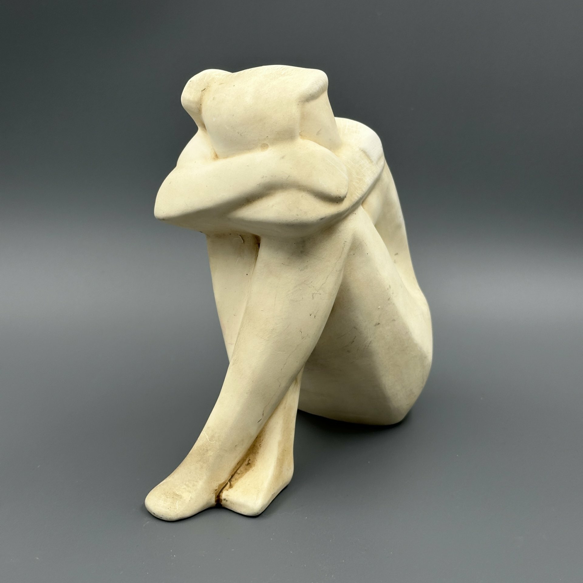 Статуэтка "Сидящая обнаженная", Gilde Handwerk, керамика, Германия, 1970-1980 гг.