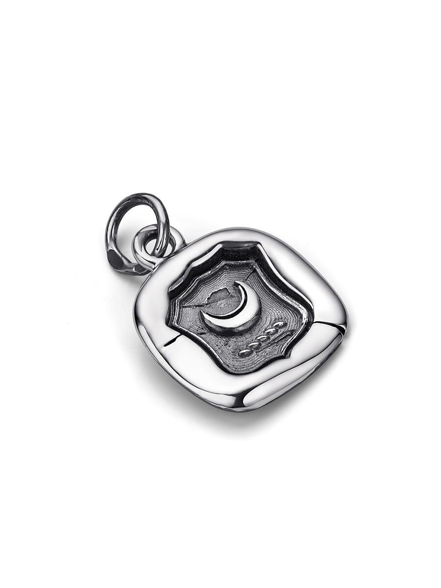 Подвеска, серебро, 925 проба, чернение