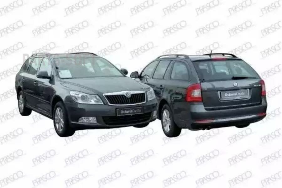 Кронштейн бампера передний левый! пластик Skoda Octavia 08-13 Prasco арт. SK0281004
