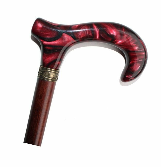 Трость для ходьбы ВИШНЯ-4 с формой ручки дерби