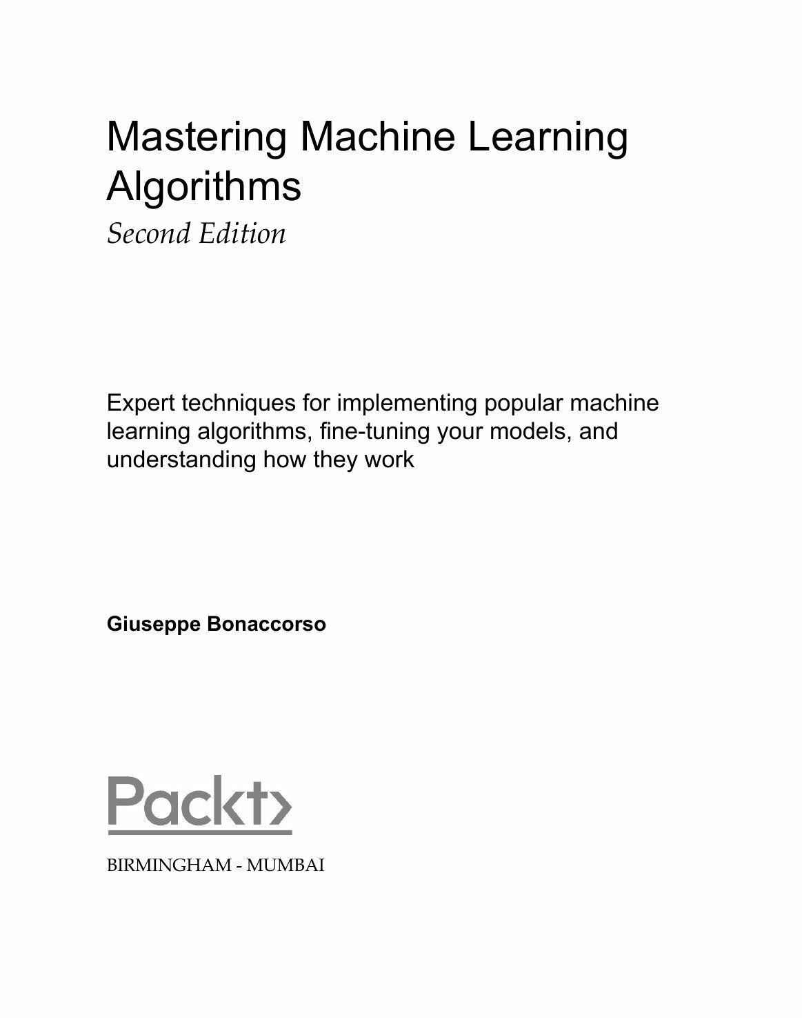 Mastering Machine Learning Algorithms - Second Edition — фото 1
