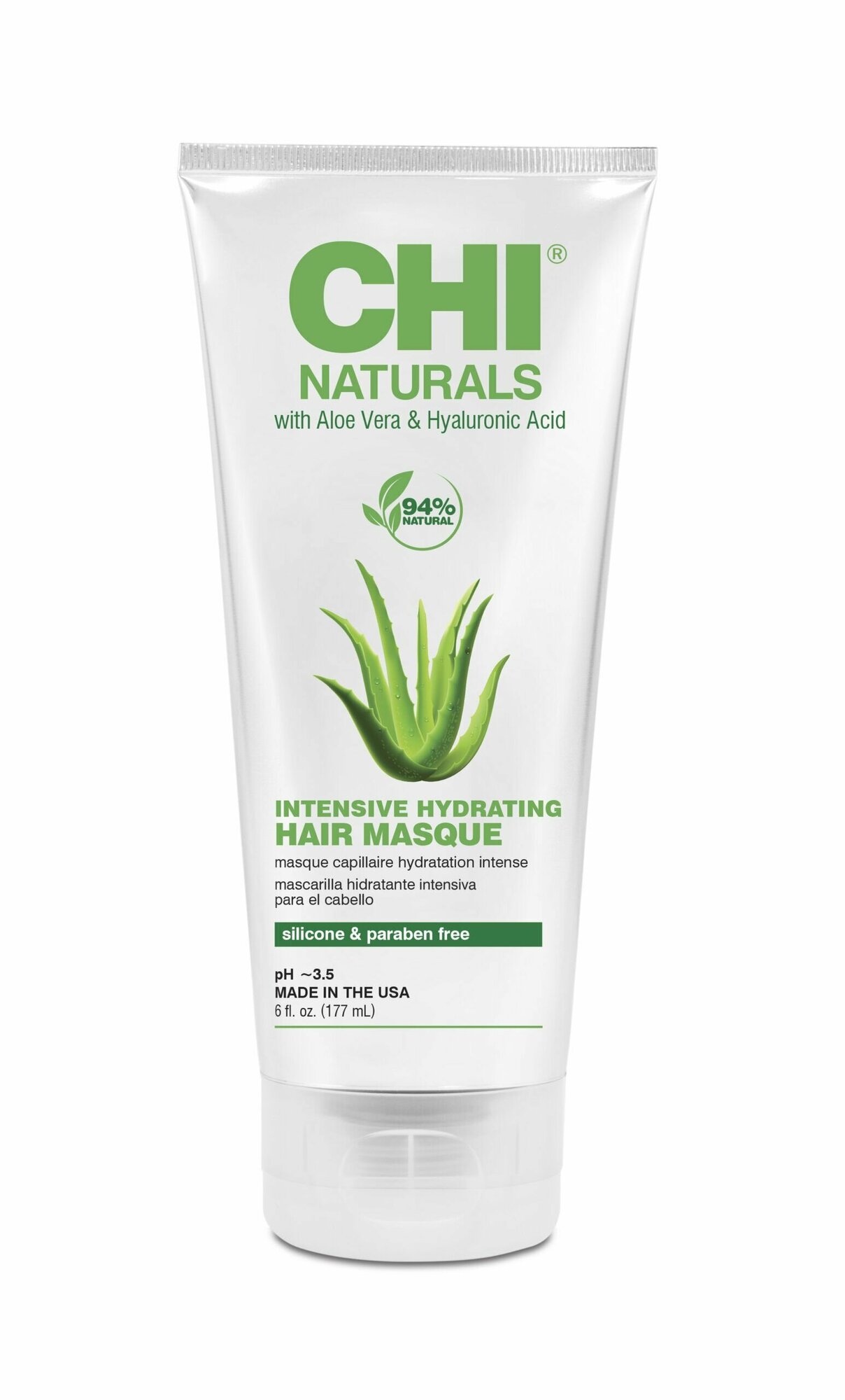 CHI Интенсивно увлажняющая маска для волос Naturals With Aloe Vera Intensive Hydrating Hair Masque