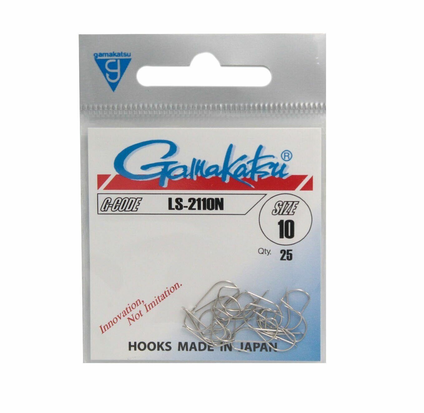 Крючок одинарный Gamakatsu LS-2110N Nickel N10