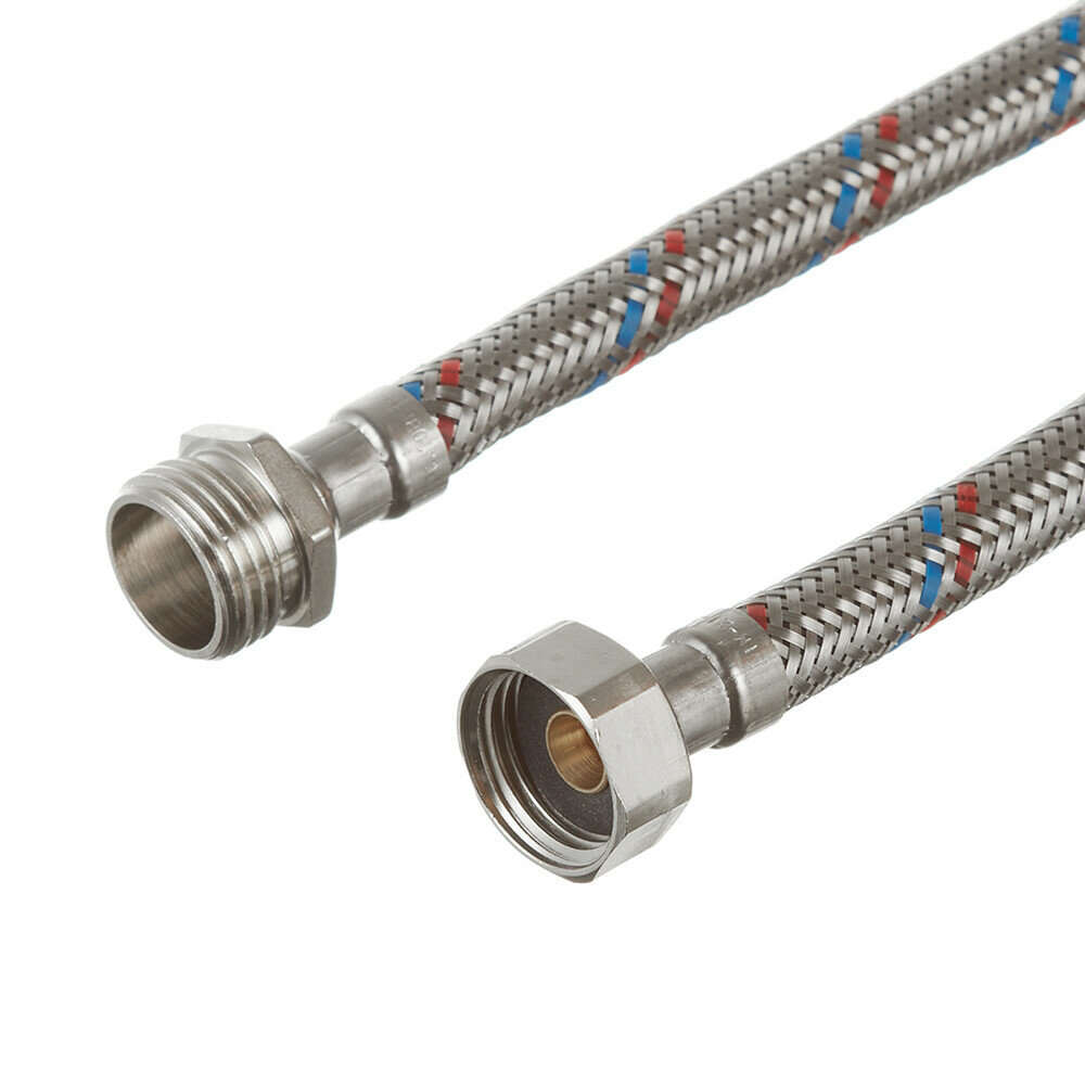 Подводка гибкая для воды Mateu 1/2 ВР(г) х 1/2 НР(ш) 80 см (701080001/THP/678558) Mateu 701080001/THP/678558