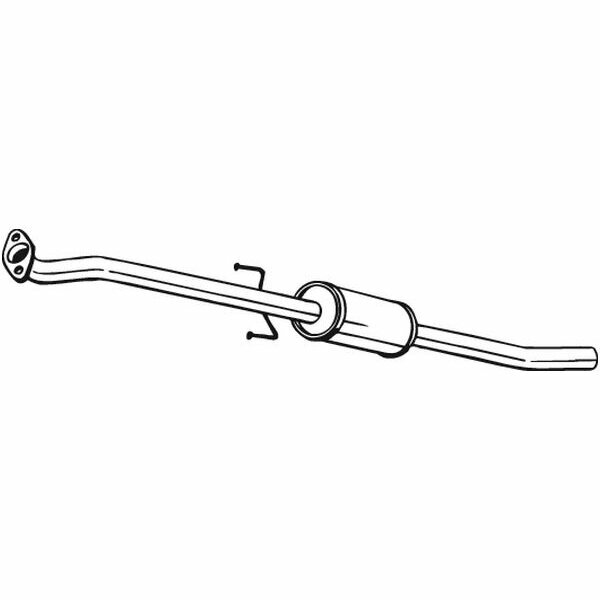 Средний глушитель выхлопных газов, BOSAL 282-903 (1 шт.)