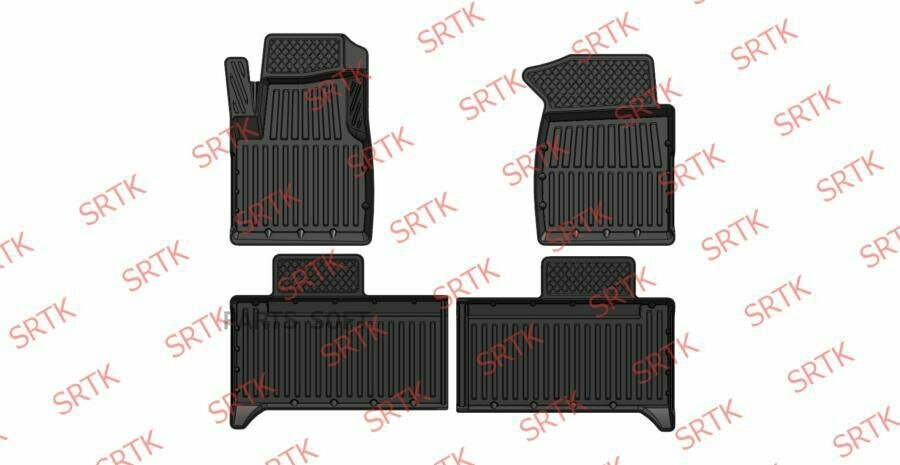 UAPAT13G01X12 SRTK Коврики в салон УАЗ-3162 Патриот (2013-) (резиновые)(к-т)