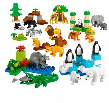Конструктор LEGO Education PreSchool DUPLO 45012 Дикие животные, 104 дет.