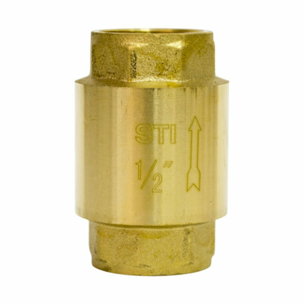 Клапан обратный STI 1/2 дюйма, г-г, с пластиковым штоком, Китай