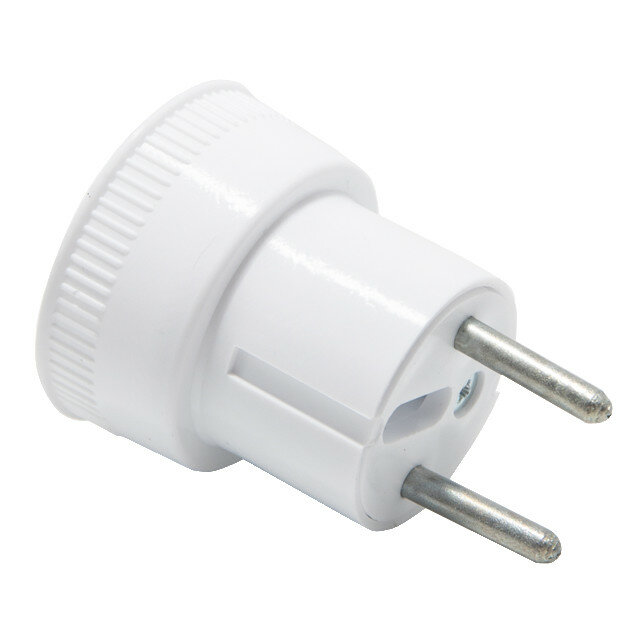 Кабель с вилкой 2x0,75 2,2 м 6 А без выключателя белый