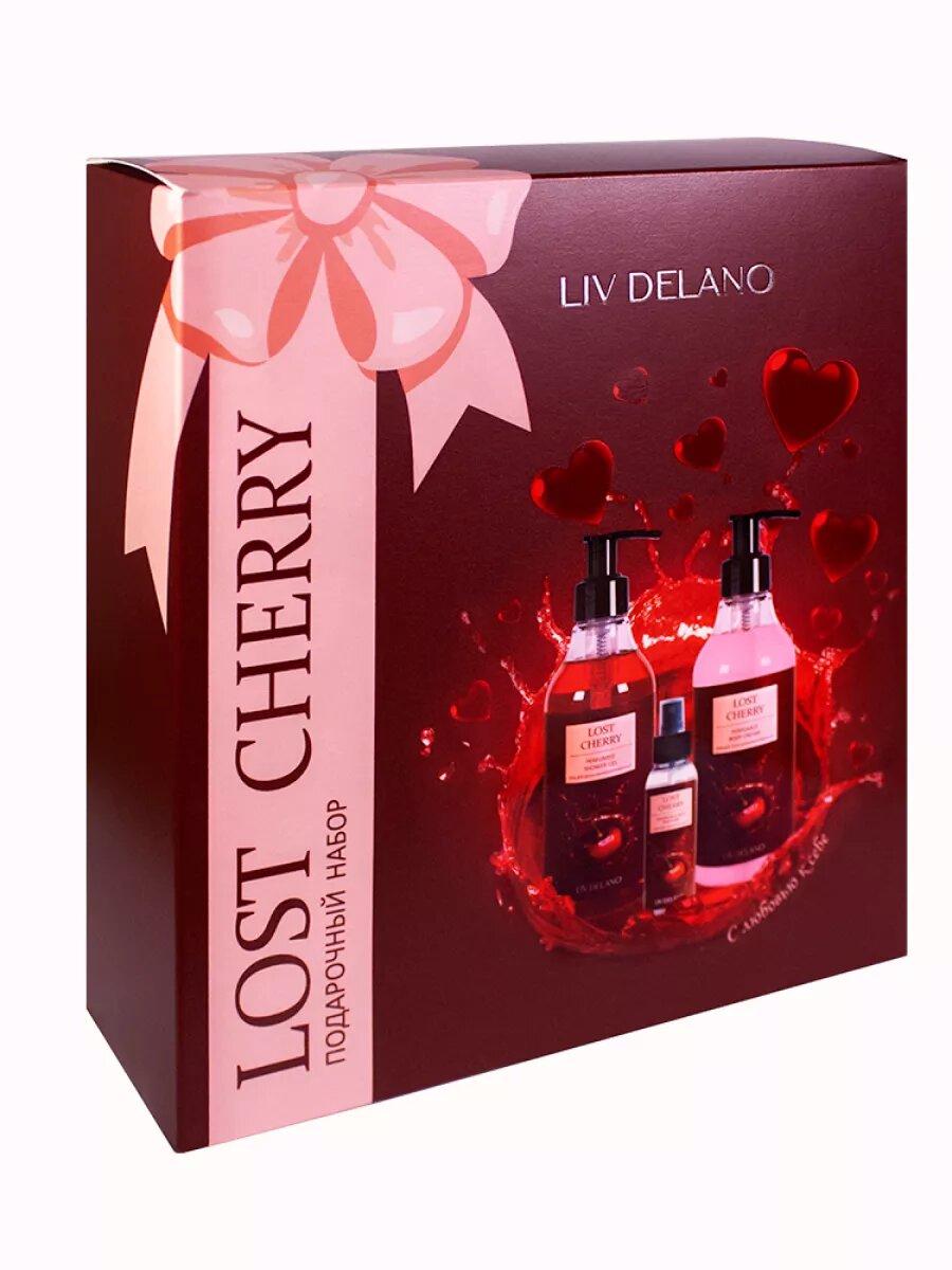 Подарочный набор Lost Cherry Гель для душа, Спрей-мист, Крем