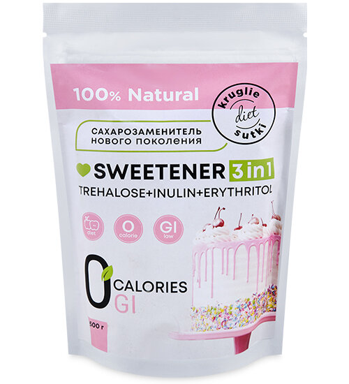 Сахарозаменитель (трегалоза, эритрит, инулин) 500 гр FLK-07/2 113-851900