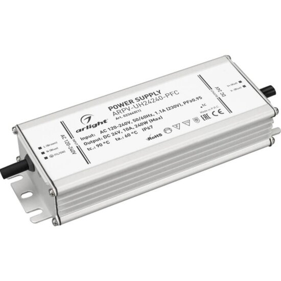 Блок питания Arlight ARPV-UH24240-PFC 24V 240W 67 IP 023640(1)
