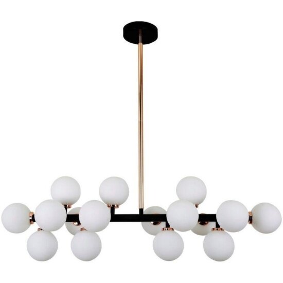 Подвесная люстра Lumina Deco Marsiada LDP 6033-16 BK+MD