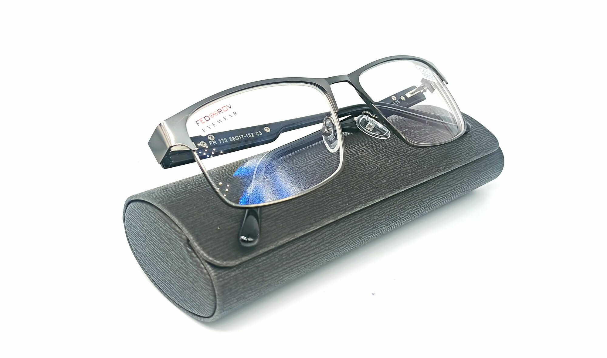 Стильные очки антиблик -4.00 PD 66-68 с футляром