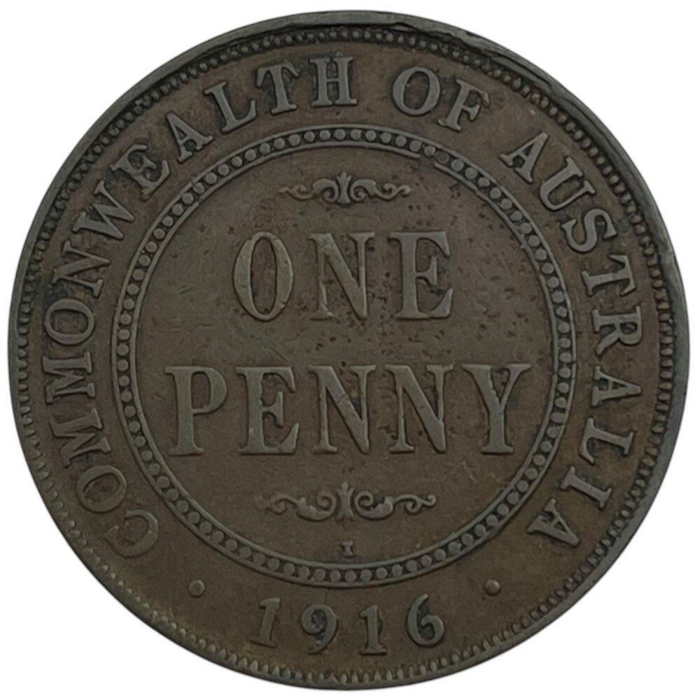 Австралия 1 пенни 1916 г. (I)