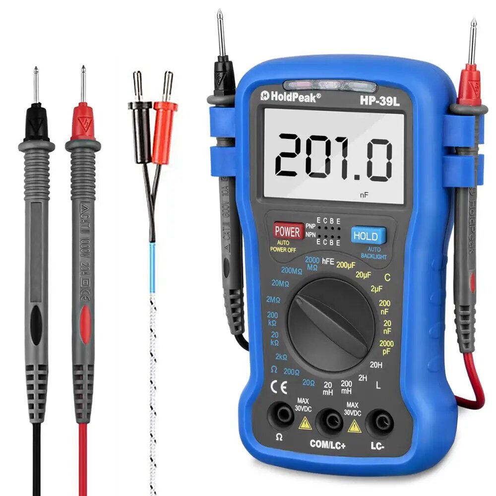 HoldPeak HP-39L Цифровой LCR метр