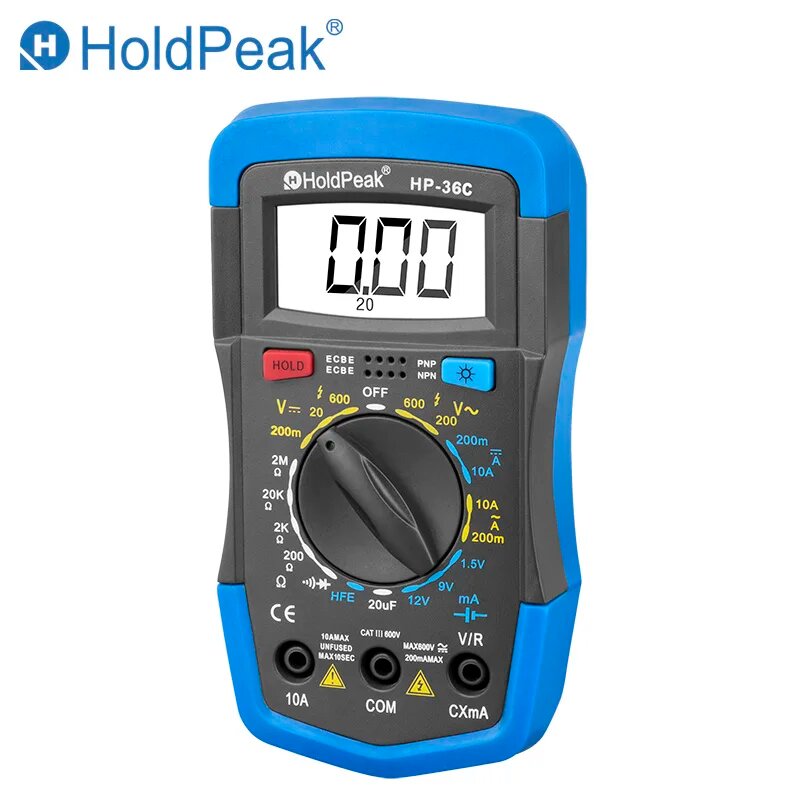 Цифровой мультиметр HoldPeak HP-36C