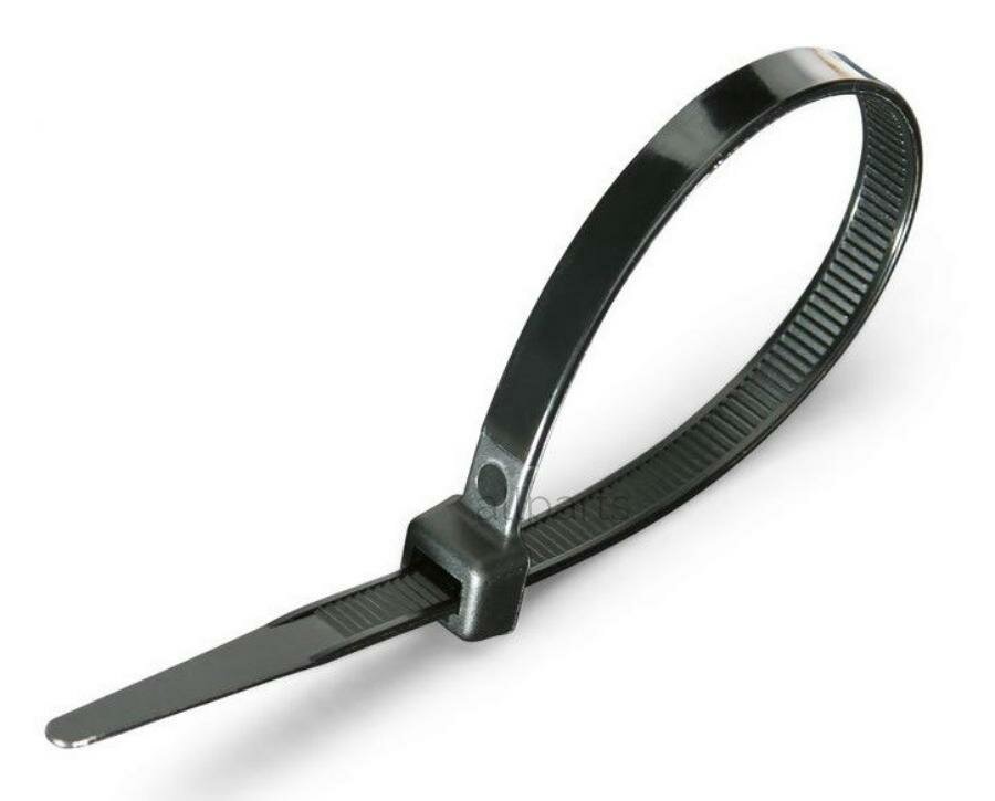 REXANT 07-0201 Стяжки нейлоновые, хомуты кабельные RExANT 200x3.6 мм черная REXANT 07-0201