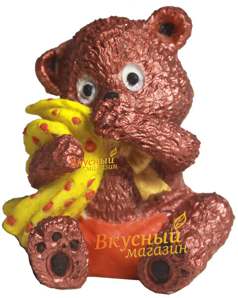 Молд для шоколада/мастики силиконовый Мишка с полотенцем 5х6 см. (Набор из 1 шт.)