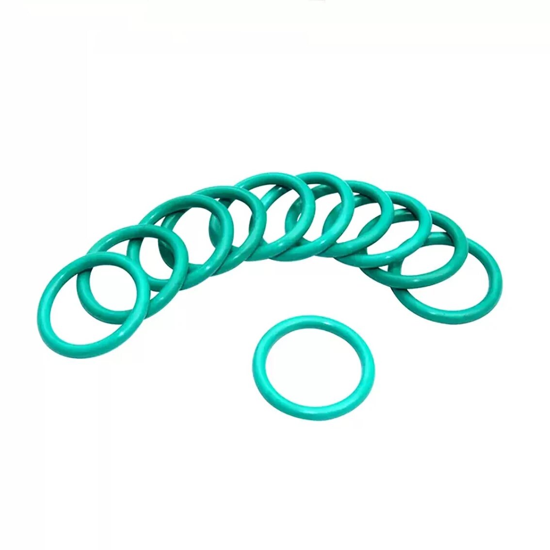 Фторкаучуковое уплотнительное кольцо FKM зеленое/коричневое 5,3 мм 19x5.3mm