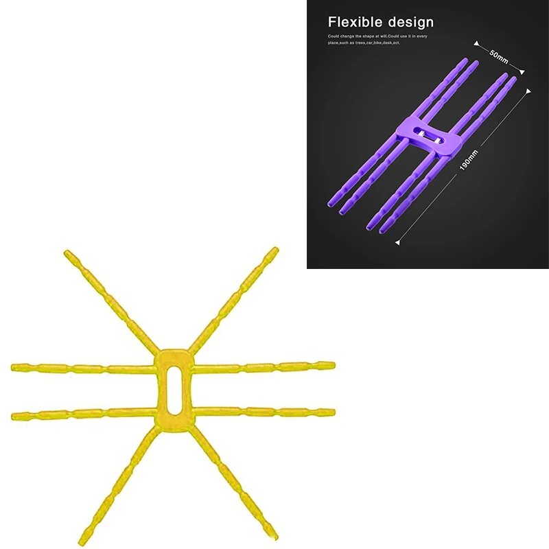 Универсальная подставка для телефона «Паук», держатель для телефона «сделай сам», крепление yellow