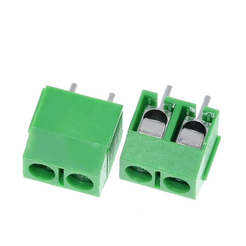 Клеммные блоки TZT KF301-2P 5.08 мм 10PCS, зеленый