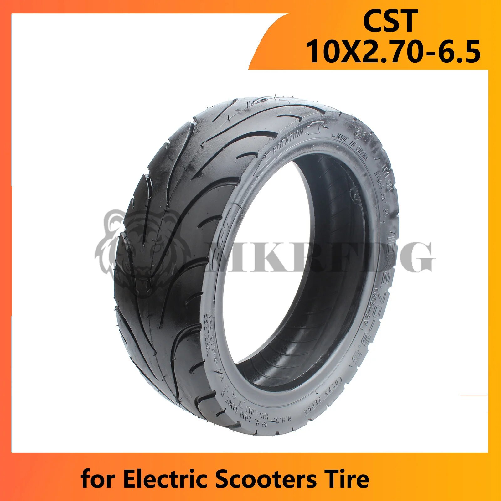 Бескамерные шины CST 10*2.70-6.5 для скутеров Speedway 5 /Dualtron 3