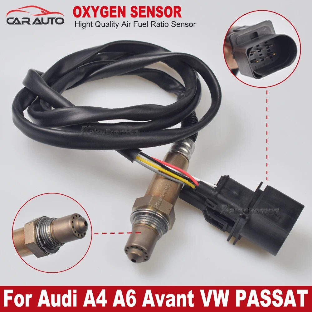 0258007090 широкополосный 5-проводной Лямбда-зонд, кислородный датчик O2, подходит для VW PASSAT Audi A4 A6 Avant Skoda SUPERB 1,8 2,0 1996-2008