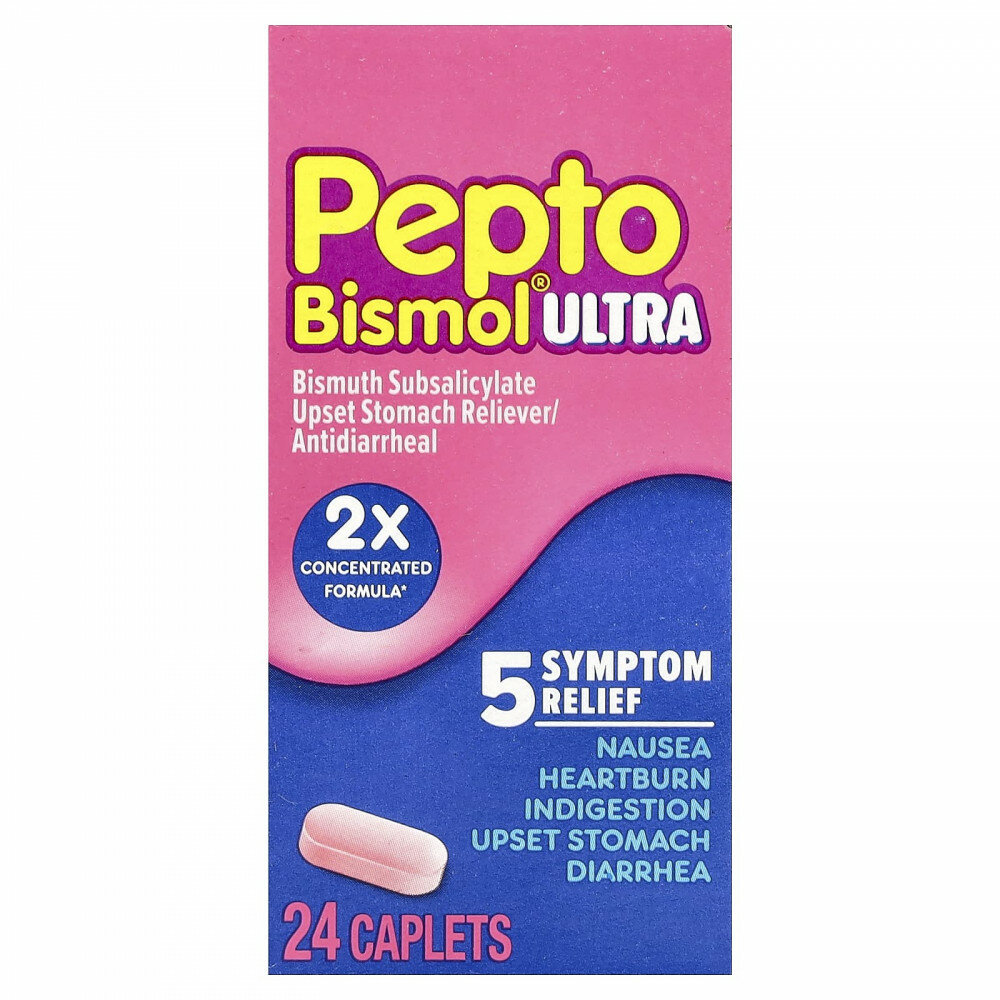 Pepto Bismol® Ultra, 24 капсулы