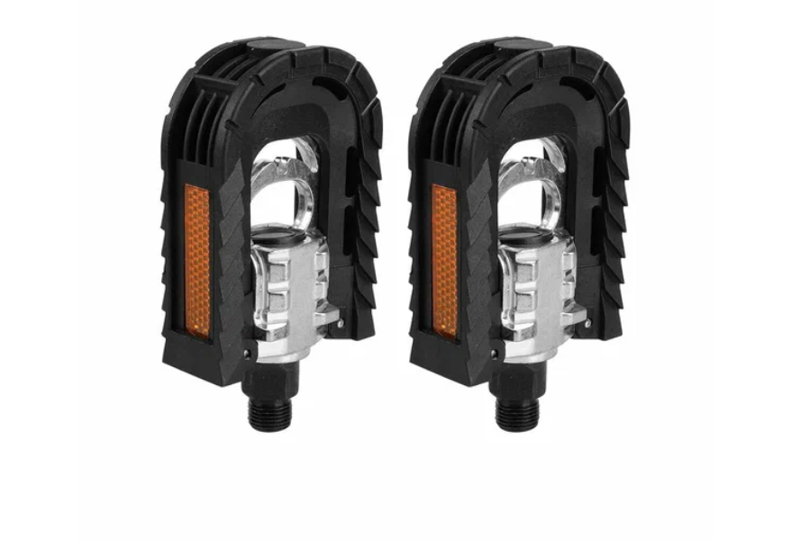 Педали 9/16, KU002393, алюминиевые, со светоотражателями