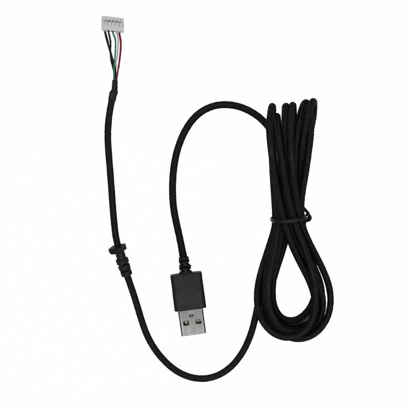 USB-кабель для мыши, шнур для мыши из ПВХ, запасной провод для Razer DeathAdder Essential 2000, 6400 точек на дюйм, запасная часть