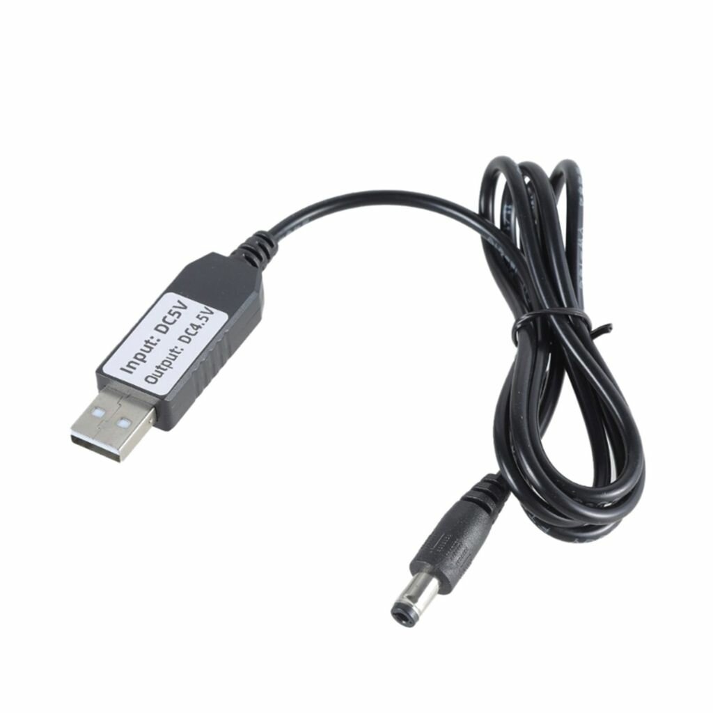 ) Кабель питания USB5V-4.5В 5.5x2.1 мм