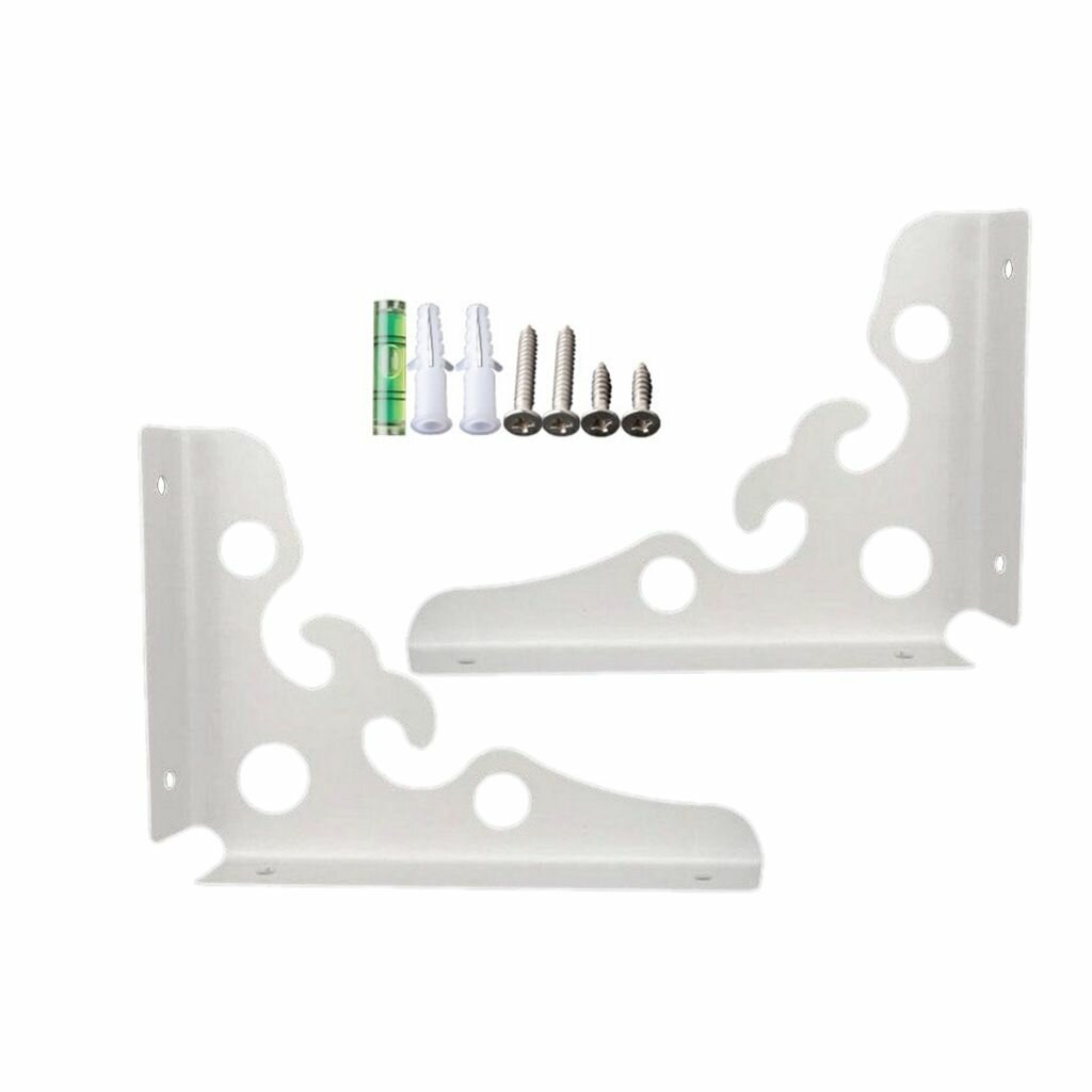 1 пара сверхмощных кронштейнов для полок, треугольная опора, плавающий кронштейн, настенные металлические опоры стеллажей