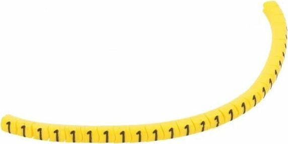 Маркер PARTEX PA-02003PV40.1 для проводов и кабеля Маркировка 1 1,3-3мм ПВХ желтый 1 шт